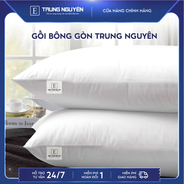 Gối nằm gòn Trung Nguyên - Nệm Trung Nguyên